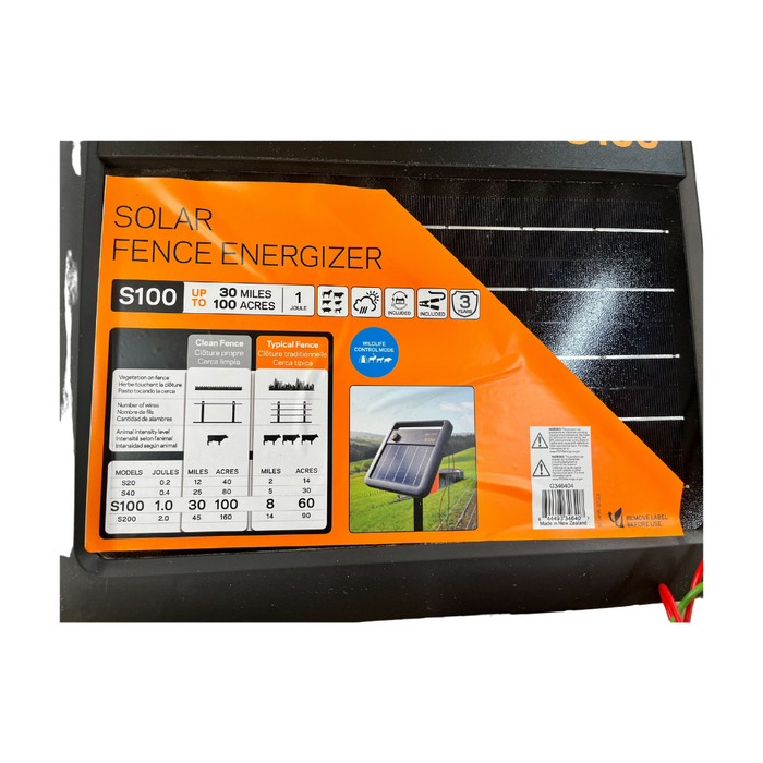 Gallagher S100 Solar Fence Energizer — Powerflex
